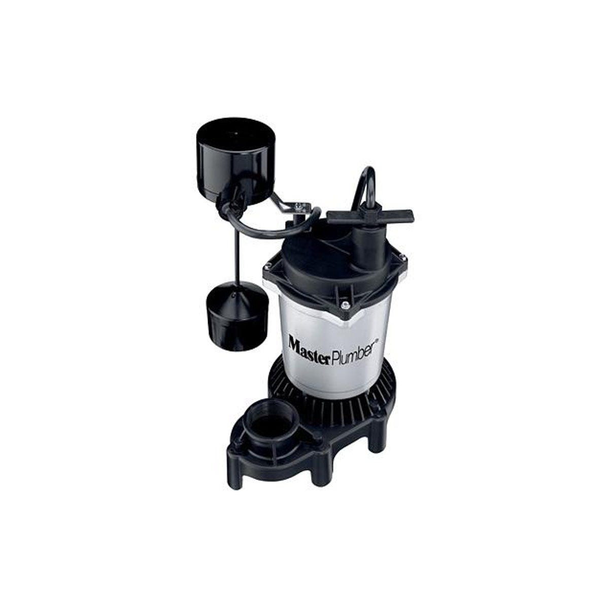 Master Plumber 1/2 HP Cast Iron/Zinc Pedestal Sump Pump | True Value ...
