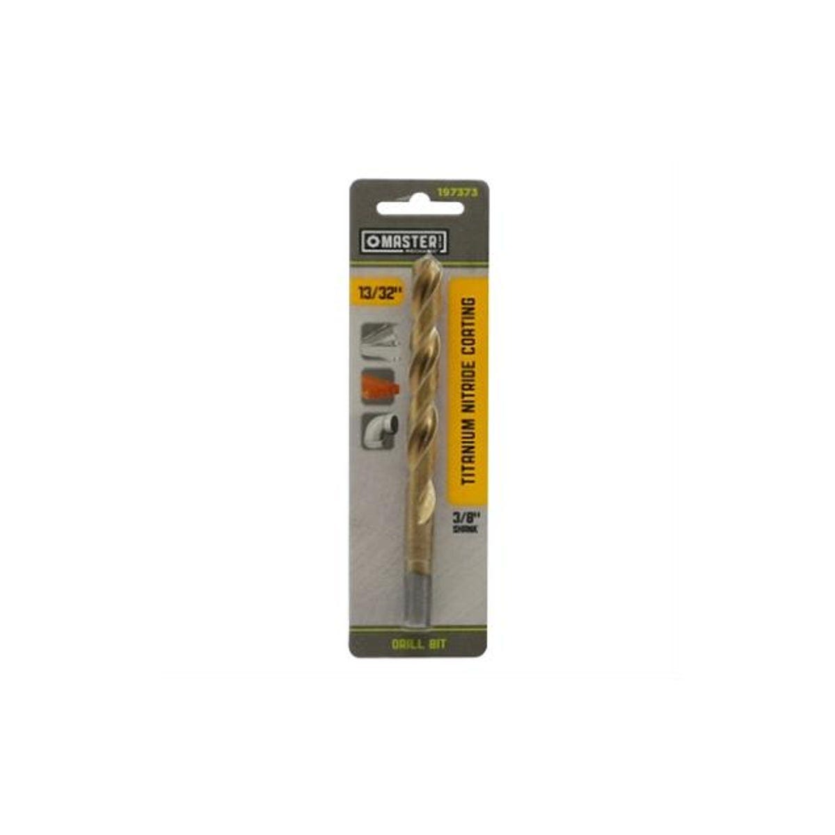 Master Mechanic 13/32 x 5-1/4 In. High-Speed Steel Titanium Nitride ...