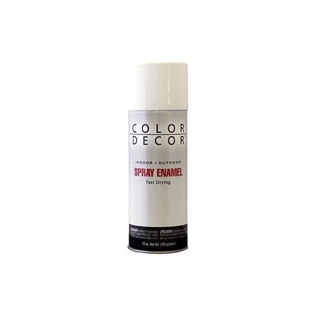 Color Decor 10 Oz. White Satin General Purpose Spray Paint | True Value ...