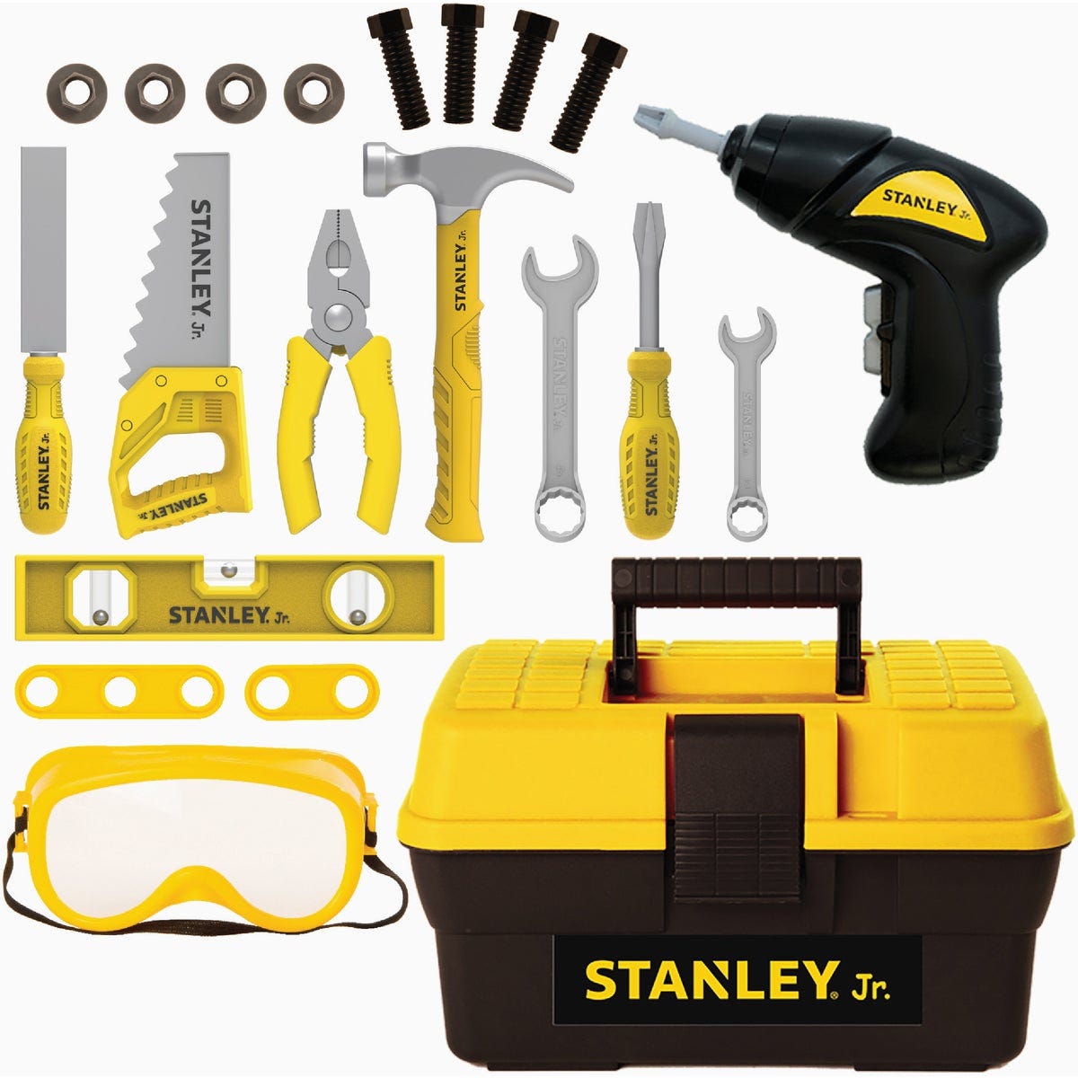 Stanley Jr. Pretend Play Toolbox Set (21-Piece) | True Value Hardware