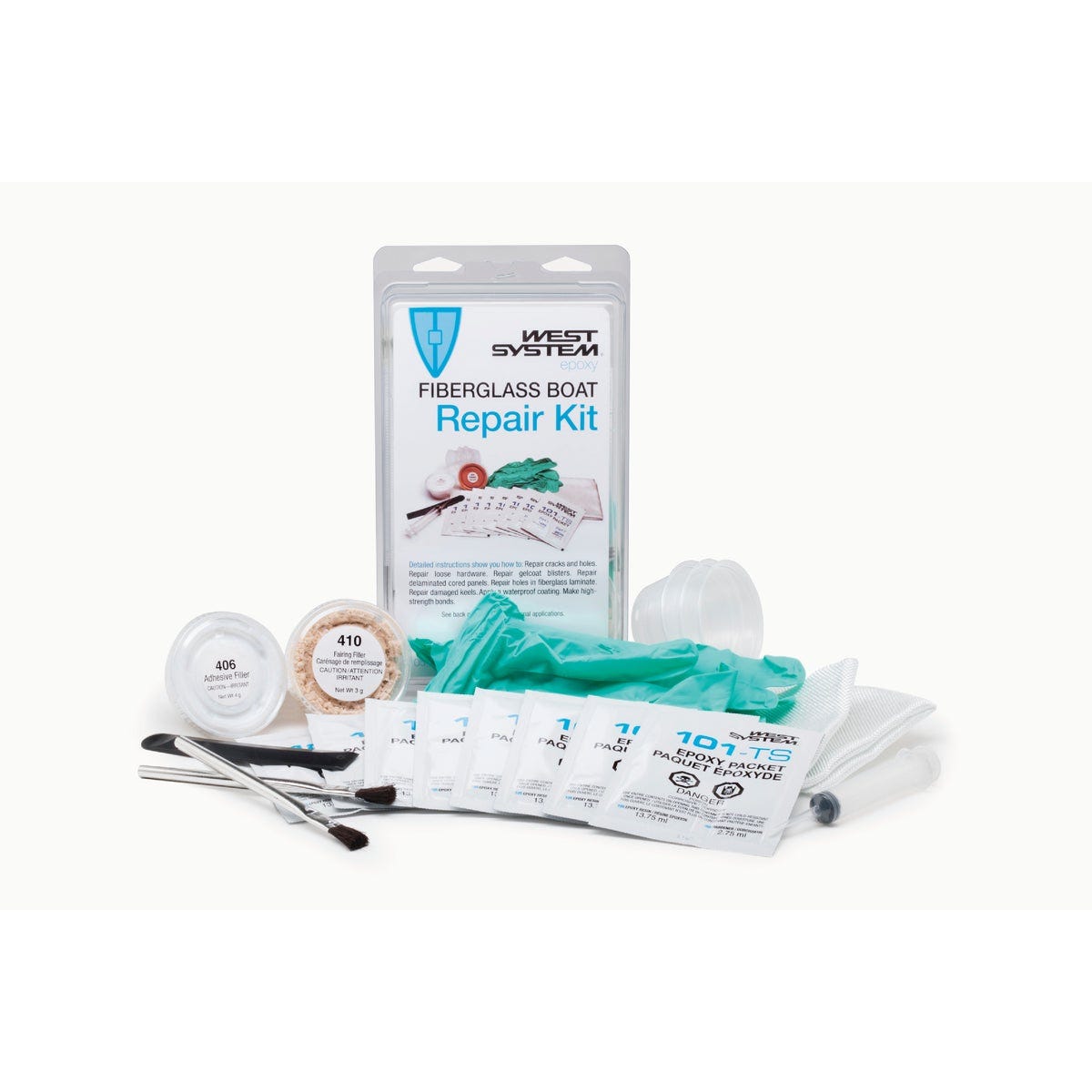 West System 21-Piece Fiberglass Boat Repair Kit | True Value Hardware