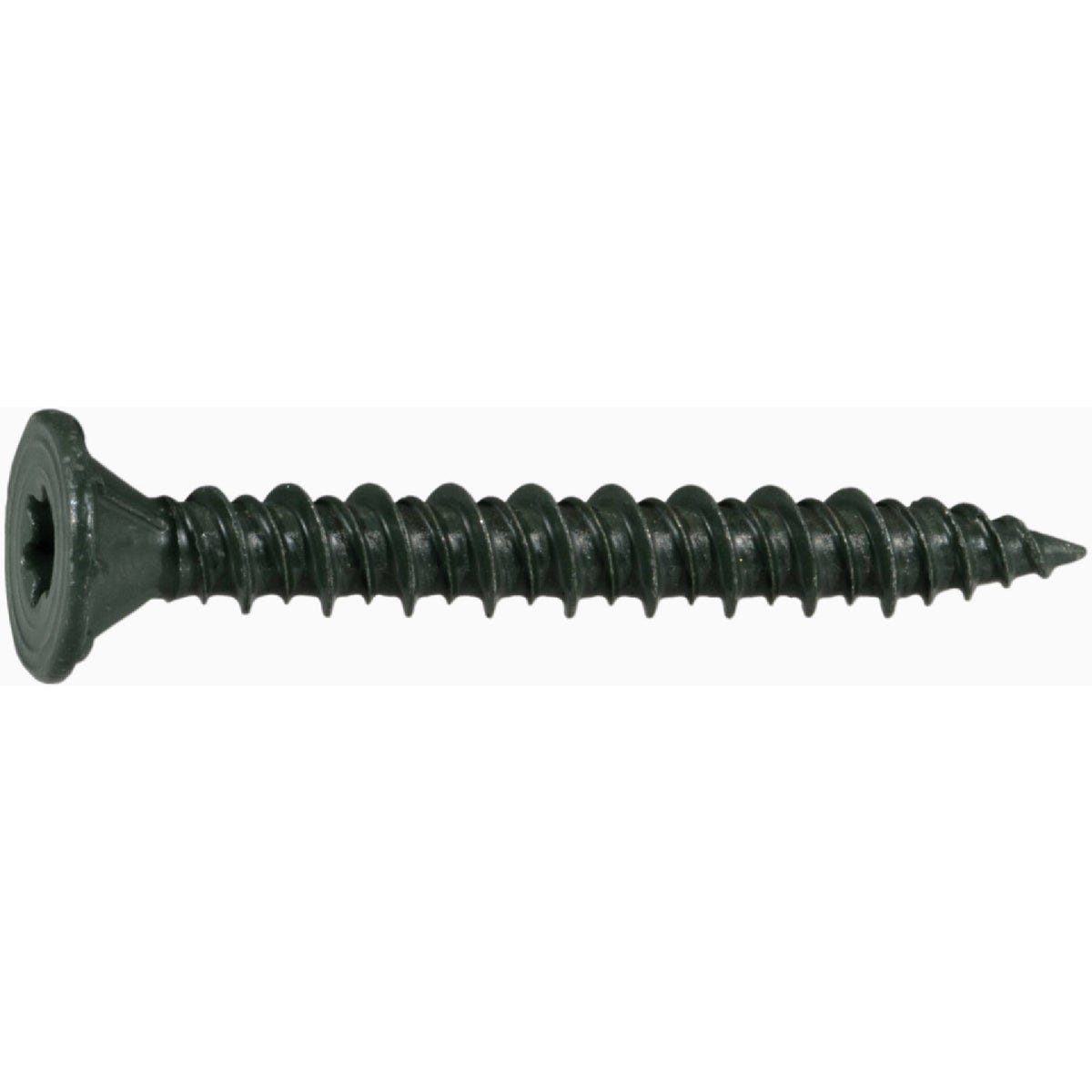 Midwest Fastener #10 x 1-5/8 In. Green Ceramic Coated Steel Star Drive ...