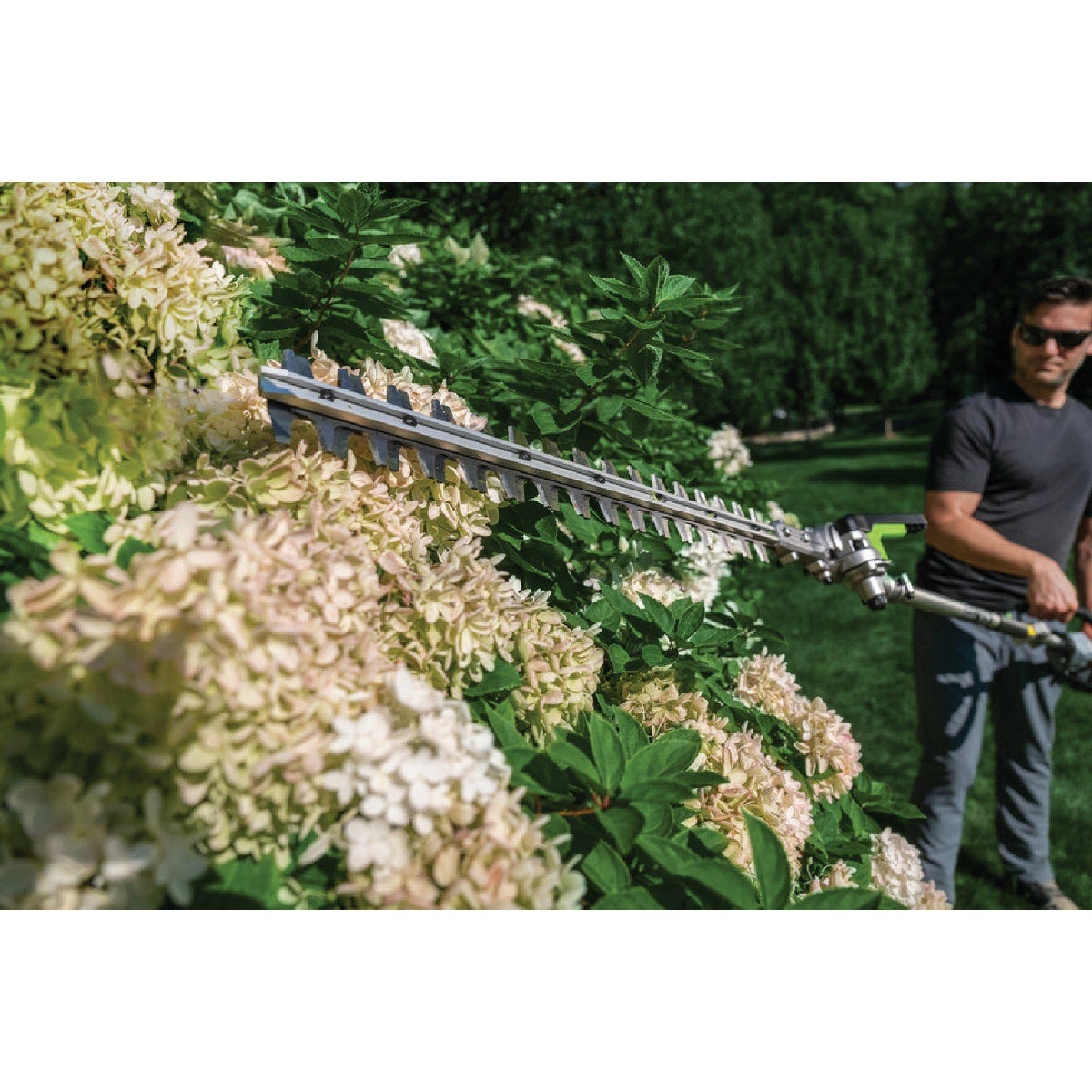 EGO POWER + 20 In. Hedge Trimmer Attachment for Multi-Head System ...