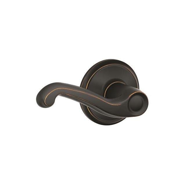 Schlage Aged Bronze Flair Lever Passage Lockset | Do it Best