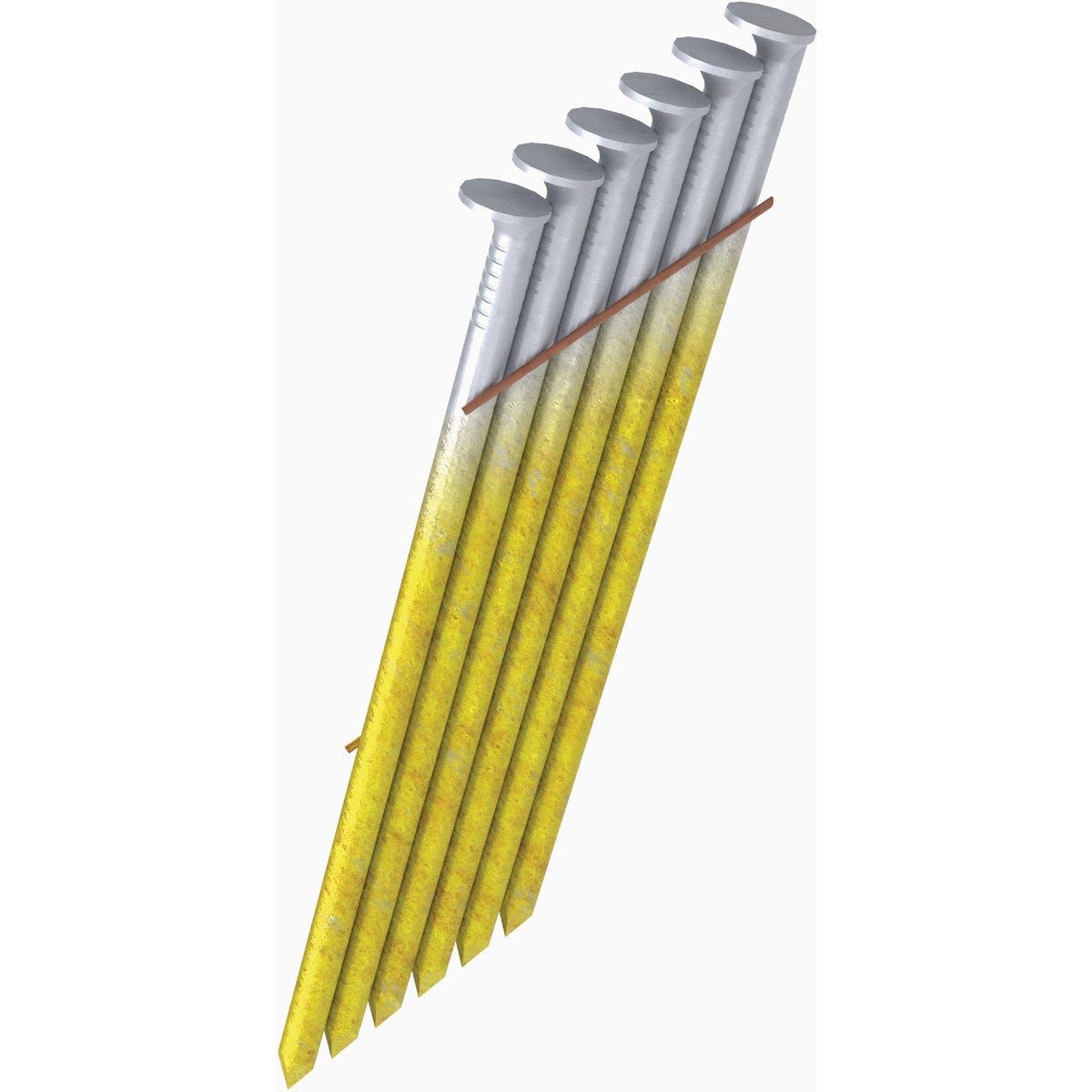 Grip-Rite 3-1/4 In. x 0.131 In. 28 Deg. Wire Weld Galvanized Smooth ...