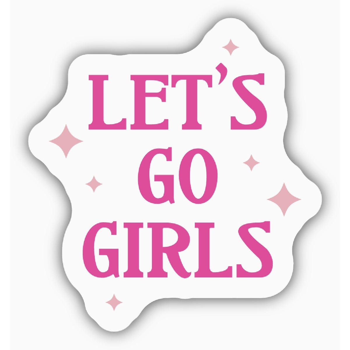 Stickers Northwest Let's Go Girls Sticker | True Value Hardware