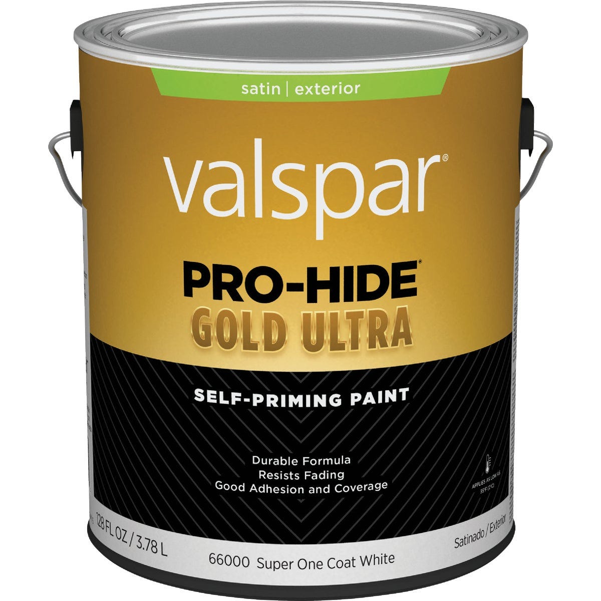 Valspar Pro-Hide Gold Ultra Latex Satin Exterior House Paint, Super One ...