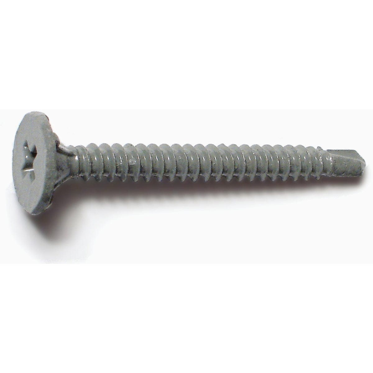 Midwest Fastener #8 x 1-5/8 In. Gray Ceramic Coated Steel Phillips ...