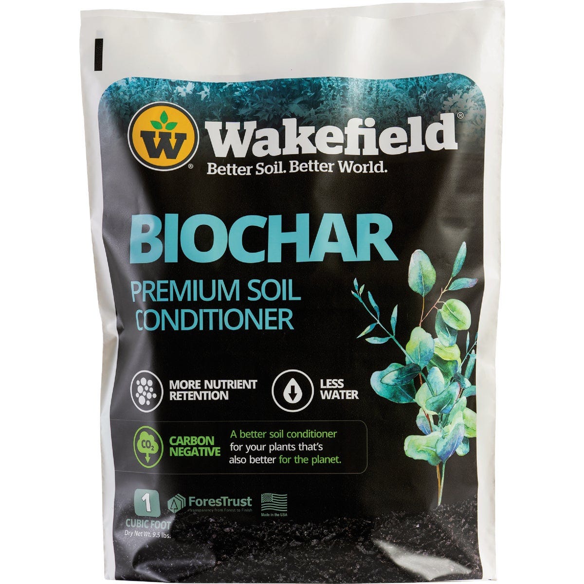Wakefield Biochar 1 Cu. Ft. Premium Plant-Based Soil Conditioner | True ...