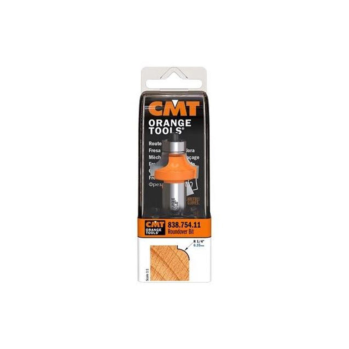 CMT Orange Tools 1/4 In. 1/2 In. Shank Roundover Router Bit | Do it Best