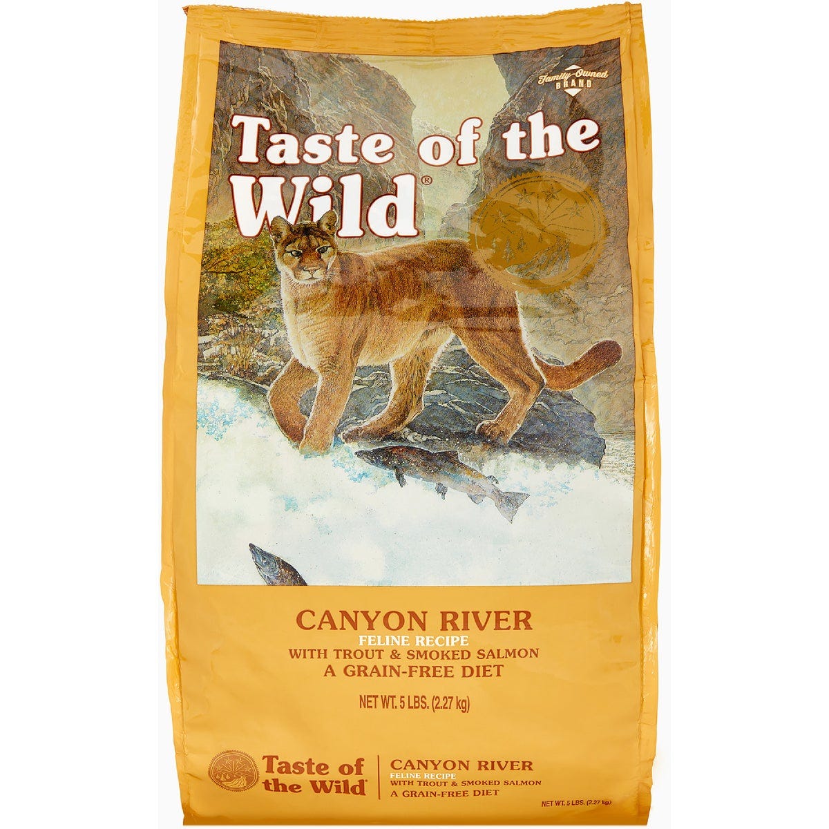 Taste of the Wild 5 Lb. Trout & Smoke-Flavored Salmon All Ages Dry Cat ...