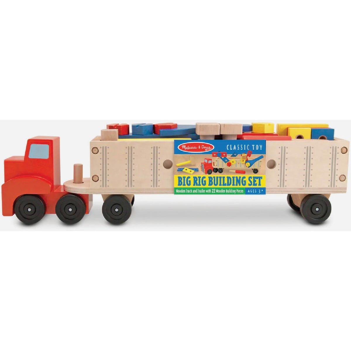 Melissa & Doug Big Rig Truck Wooden Play Set | True Value Hardware