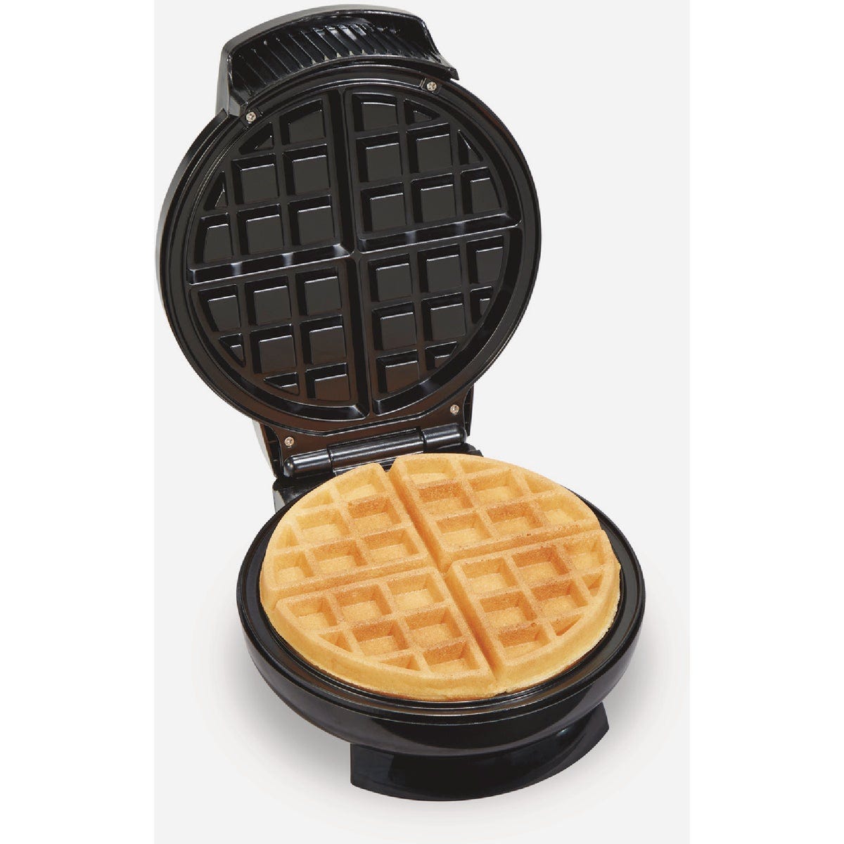 Hamilton Beach 7 In. Round Belgian Waffle Maker With Deep Pockets ...