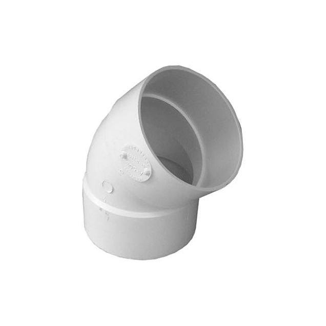 Tigre PVC 3 In. Hub x Hub 45-Degree Pipe Fitting Elbow | True Value ...