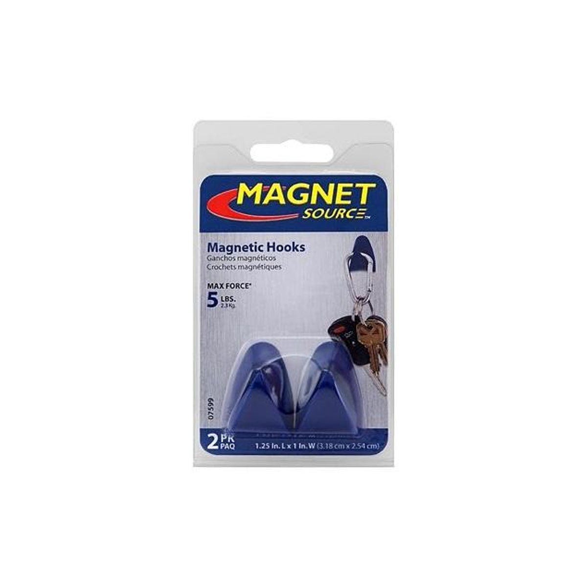 Magnet Source Magnet Hooks with Gripper Pads (2-Pack) | True Value Hardware
