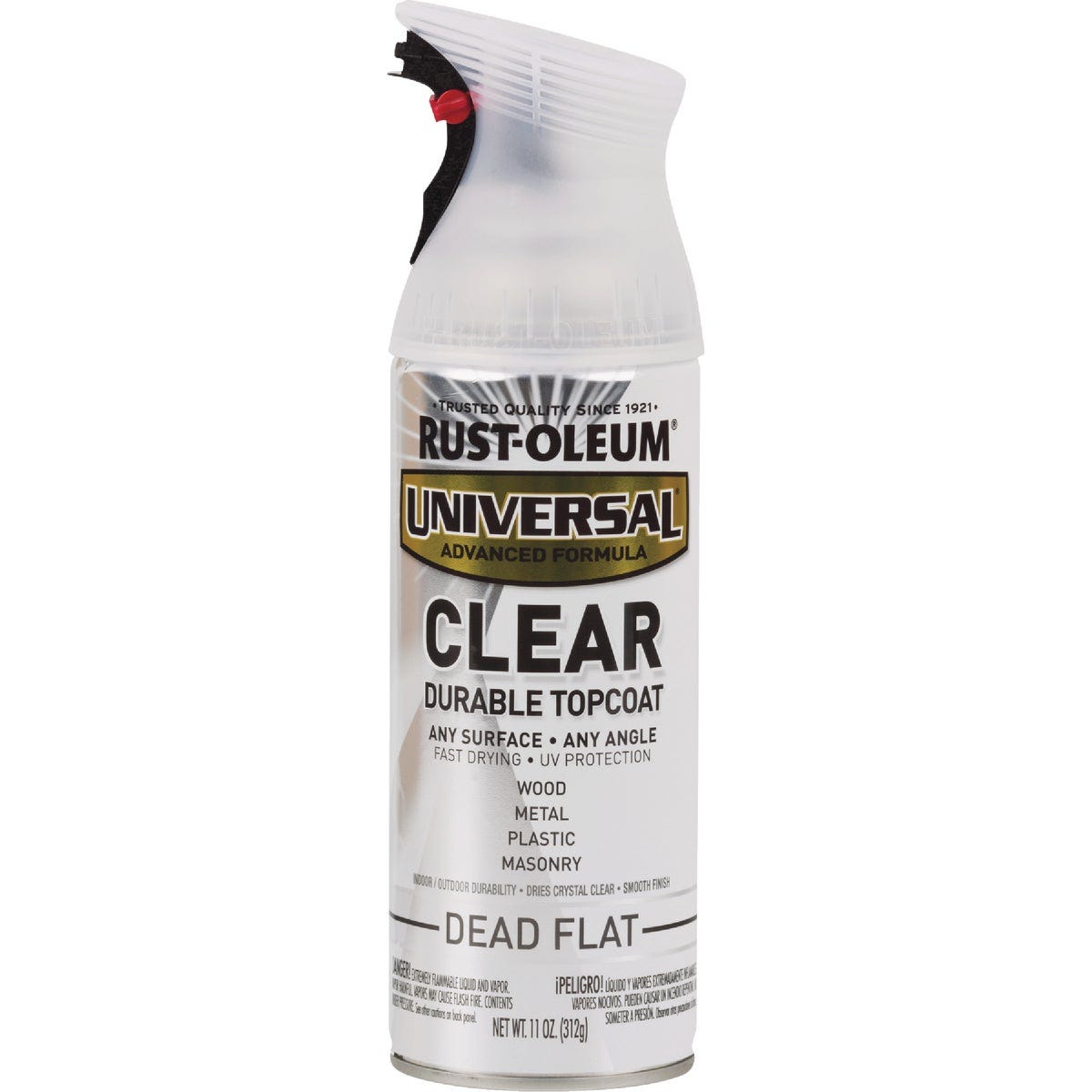 Rust-Oleum Universal 11 Oz. Topcoat Spray Paint, Dead Flat Clear | True ...