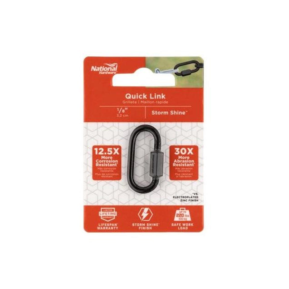 National Hardware 1/8 In. Black Quick Chain Link | Do it Best
