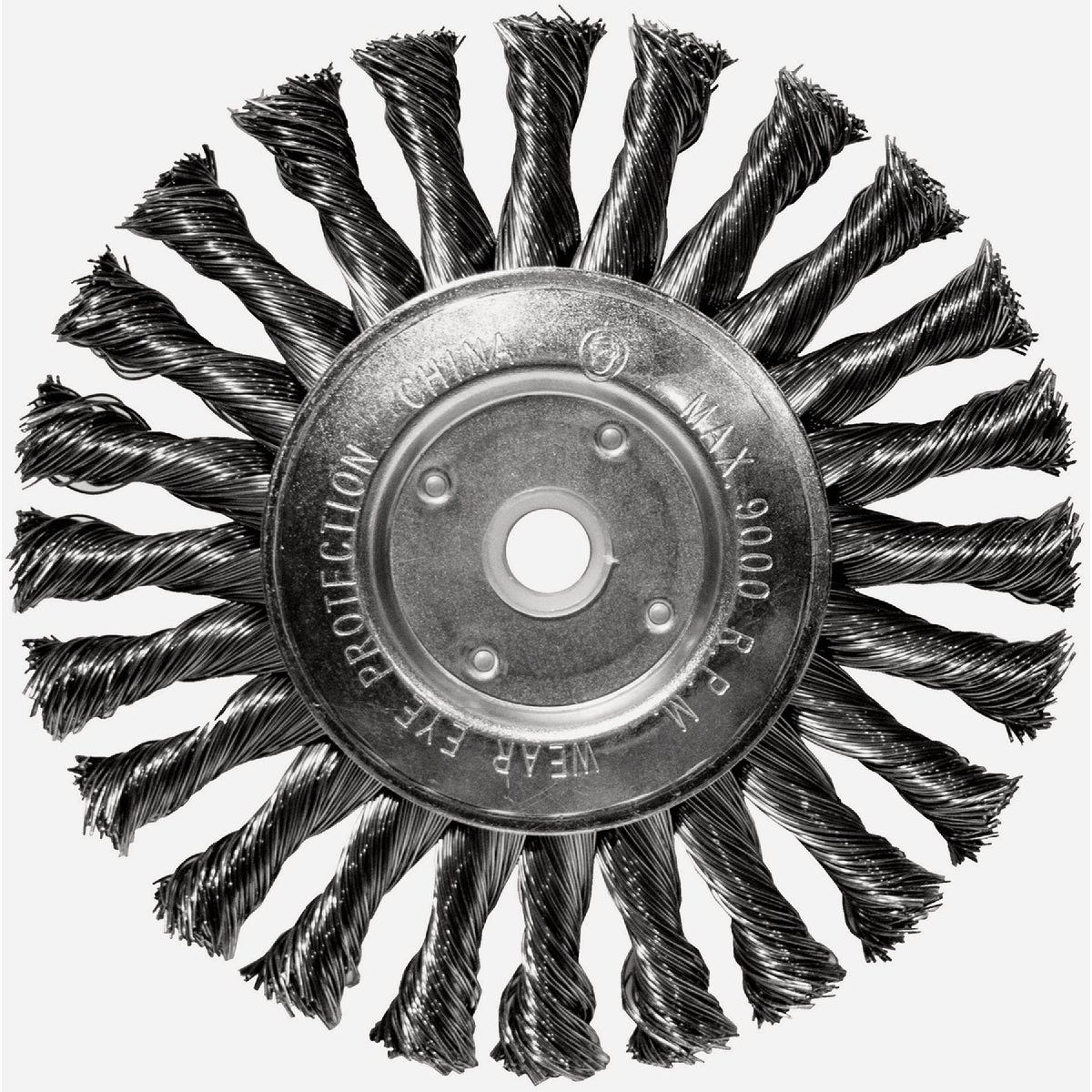 Century Drill & Tool 6 In. Coarse Crimped Bench Grinding Wire Wheel ...