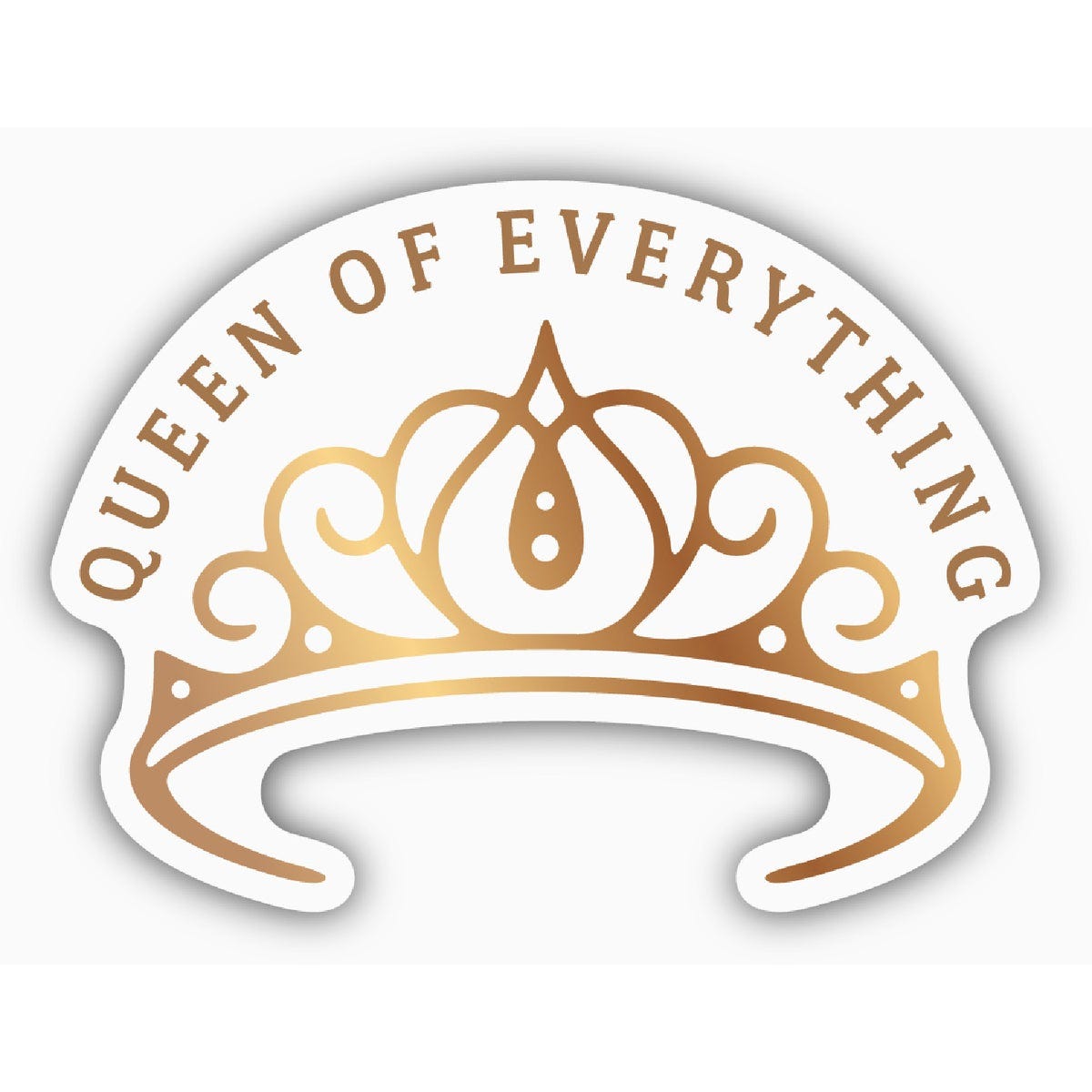 Stickers Northwest Queen Of Everything Tiara Sticker- | True Value Hardware