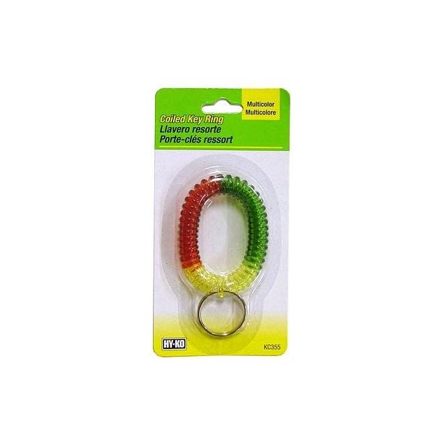 Hy-Ko Multi-Colored Wrist Coil & Key Ring | True Value Hardware