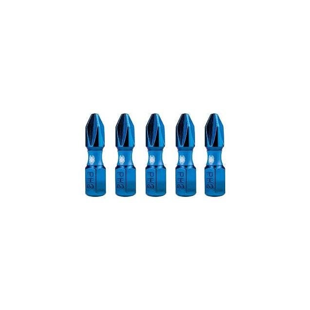 Spyder Mach-Blue 1 In. #2 Phillips Impact Screwdriver Bit (5-Pack ...