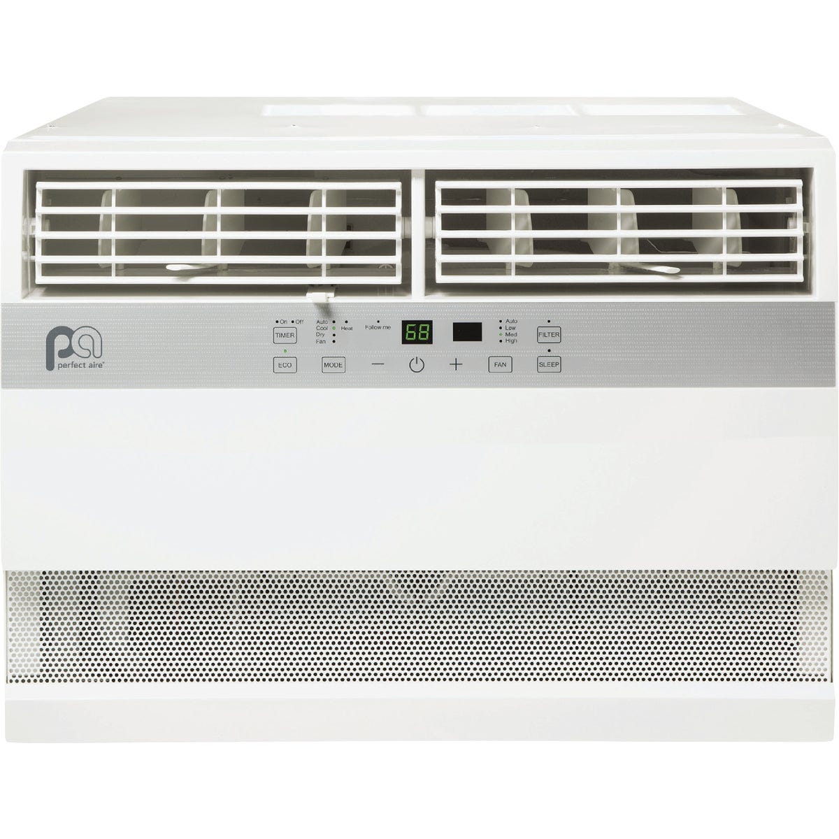 Perfect Aire 8000 BTU 350 Sq. Ft. Window Air Conditioner and Heater ...