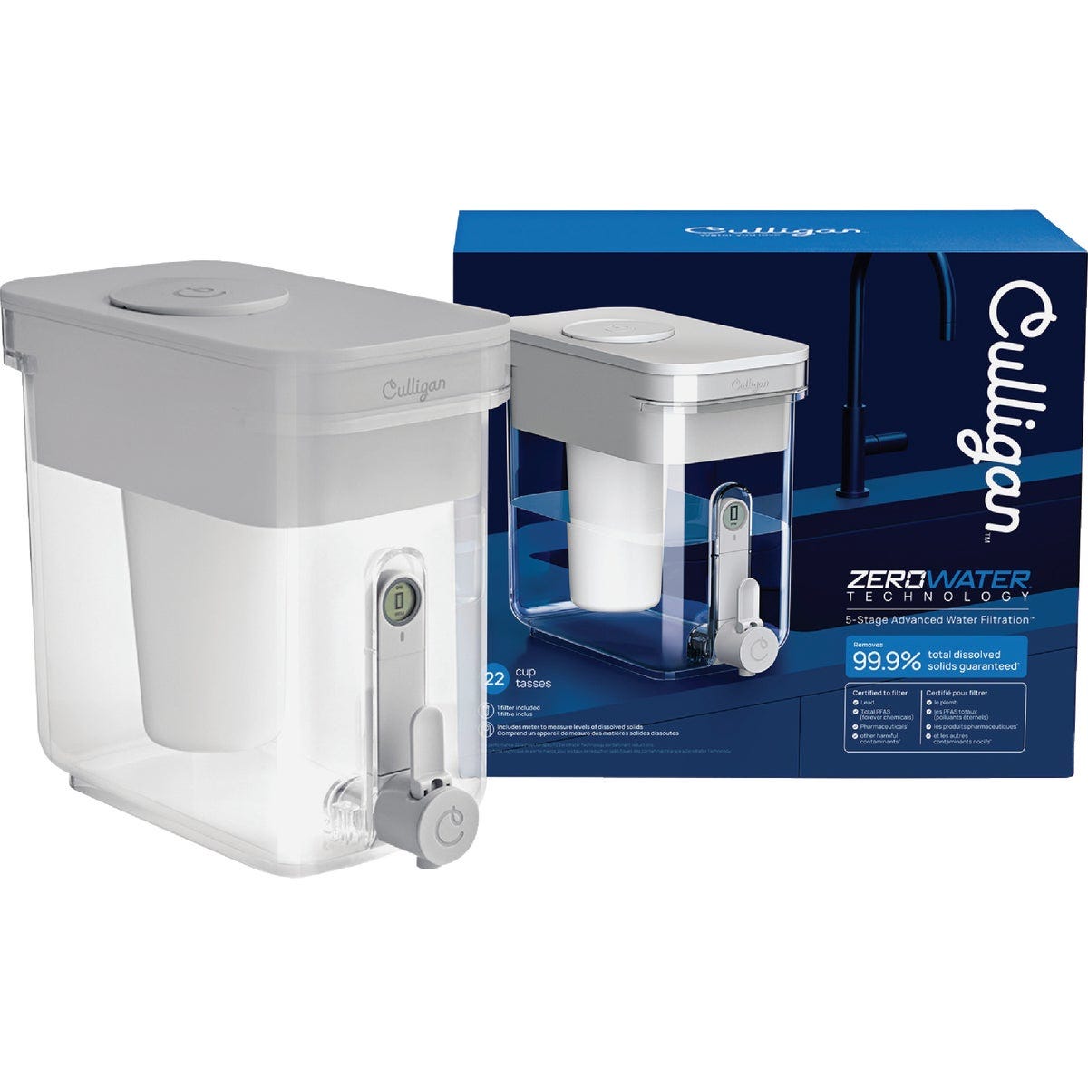 Culligan Zero 22-Cup Ready Water Filtration Dispenser, Blue | Do it Best