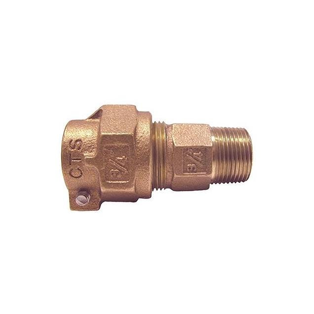 Legend Valve CTS PAK x MIP 1 In. Water Service Copper Coupling, Lead ...