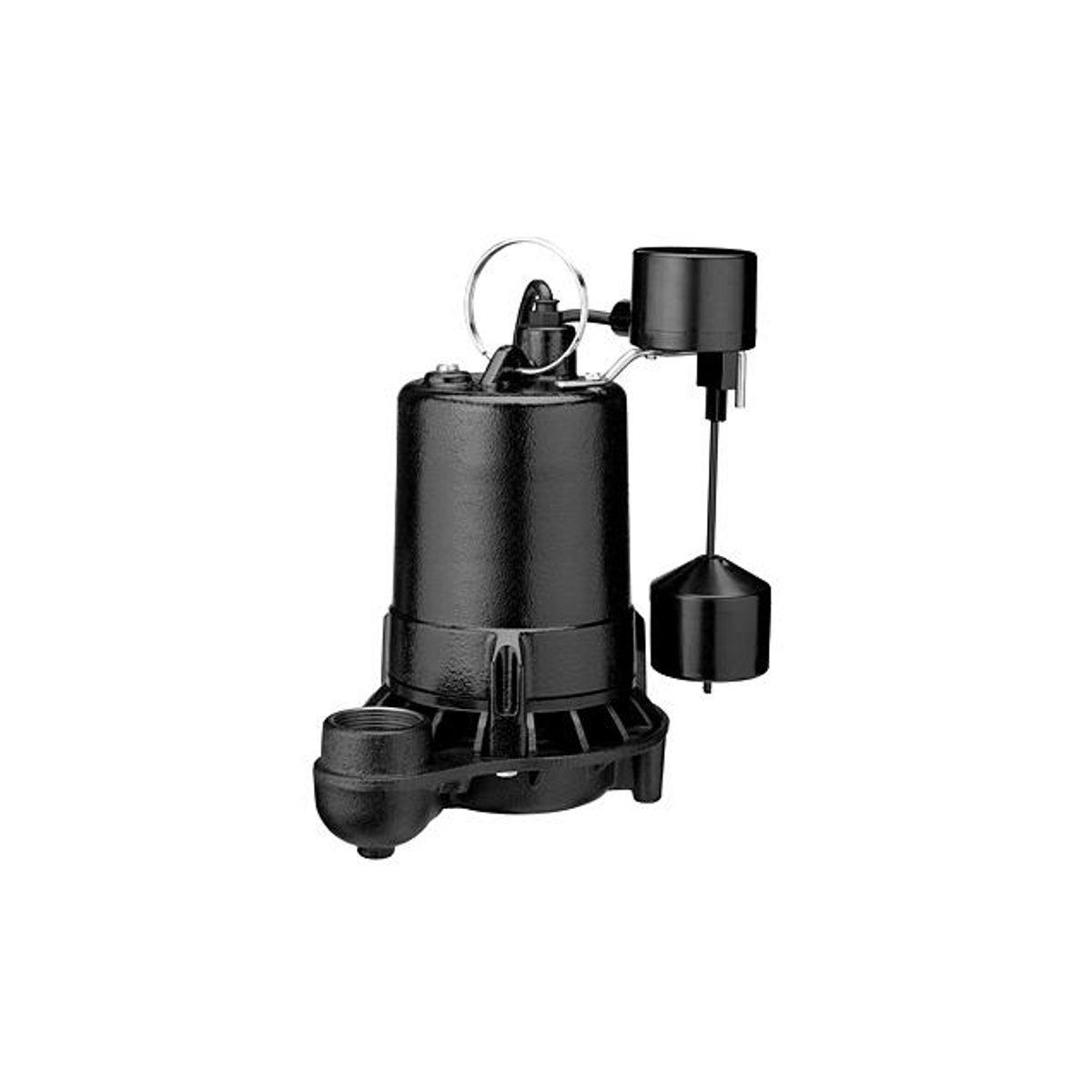 Master Plumber Professional Series 3/4 HP Cast Iron Pedestal Sump Pump ...