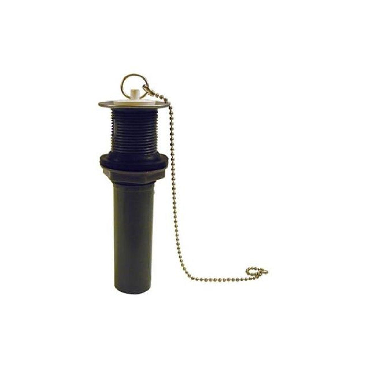 B&K 1-1/4 In. x 5 In. PVC Pull Out Plug with Chain, Stopper, and ...