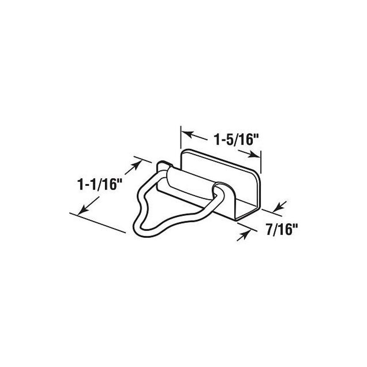 Prime-Line 4-Pack Window Screen Bottom Latches | Do it Best