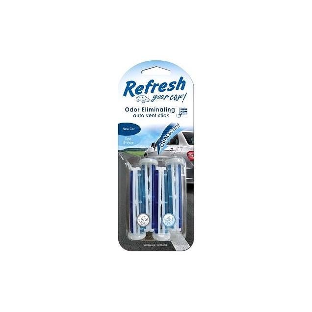 Refresh Your Car! Vent Stick Car Air Fresheners, New Car/Cool Breeze ...