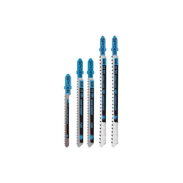Spyder 5-Piece Bi-Metal Laminate Cutting Assorted Jig Saw Blade Set ...