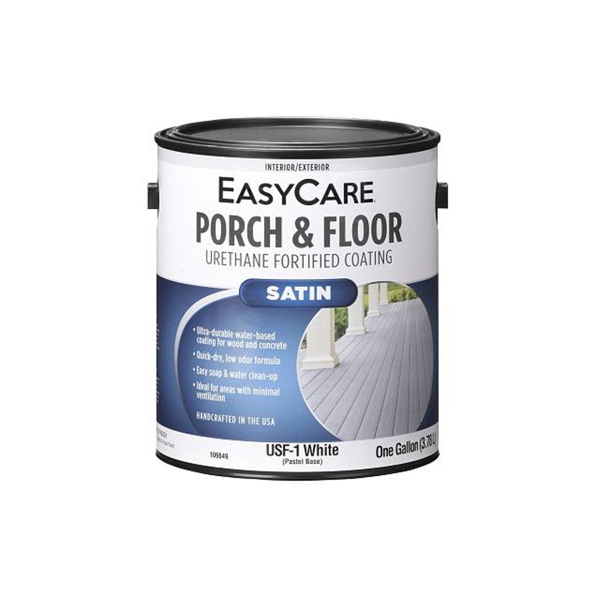 EasyCare 1 Gal. Pastel Base White Urethane Fortified Exterior Satin ...