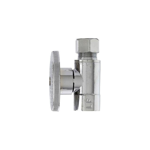 3/8 In. x 3/8 In. Chrome Straight Supply Stop Valve | True Value Hardware