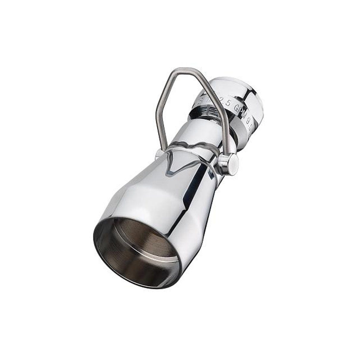 HomePointe Fixed Mount Water-Saver Shower Head, Chrome-Plated Brass ...