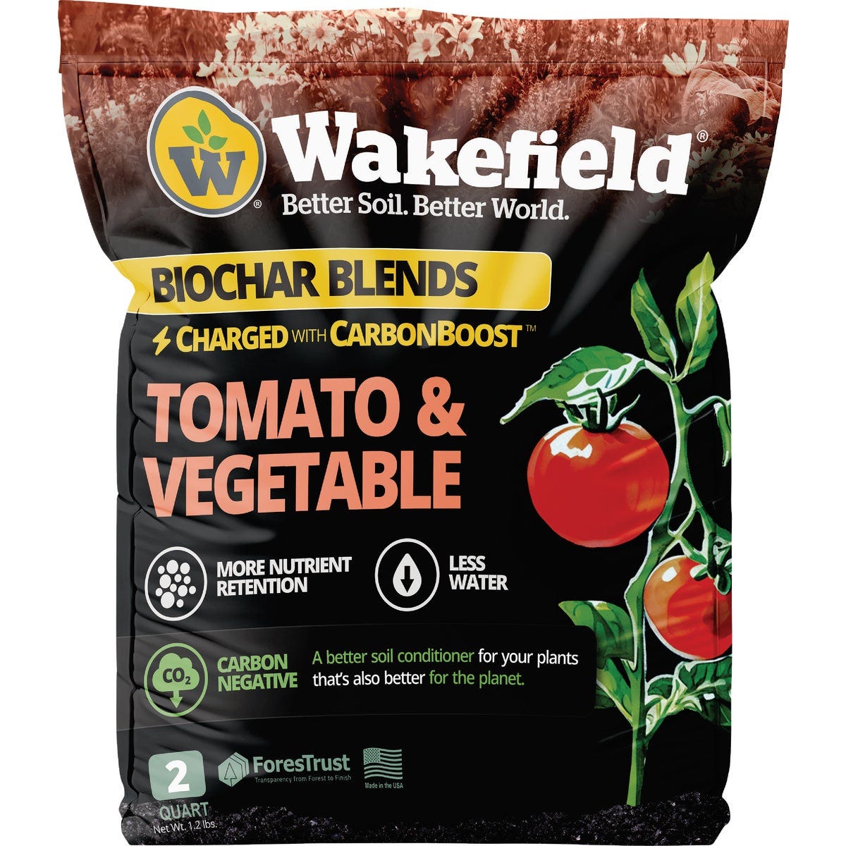 Wakefield Biochar 2 Qt. Tomato & Vegetable Soil Mix | Do it Best