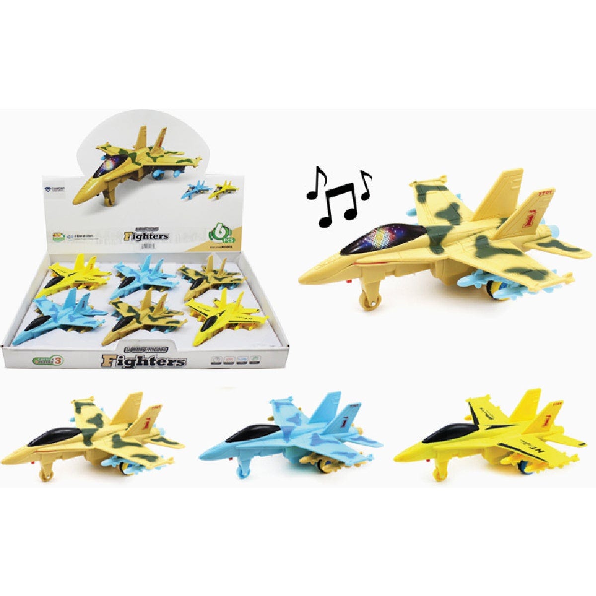 Diamond Visions Lightning Friction Assorted Fighter Jet Toy | True ...