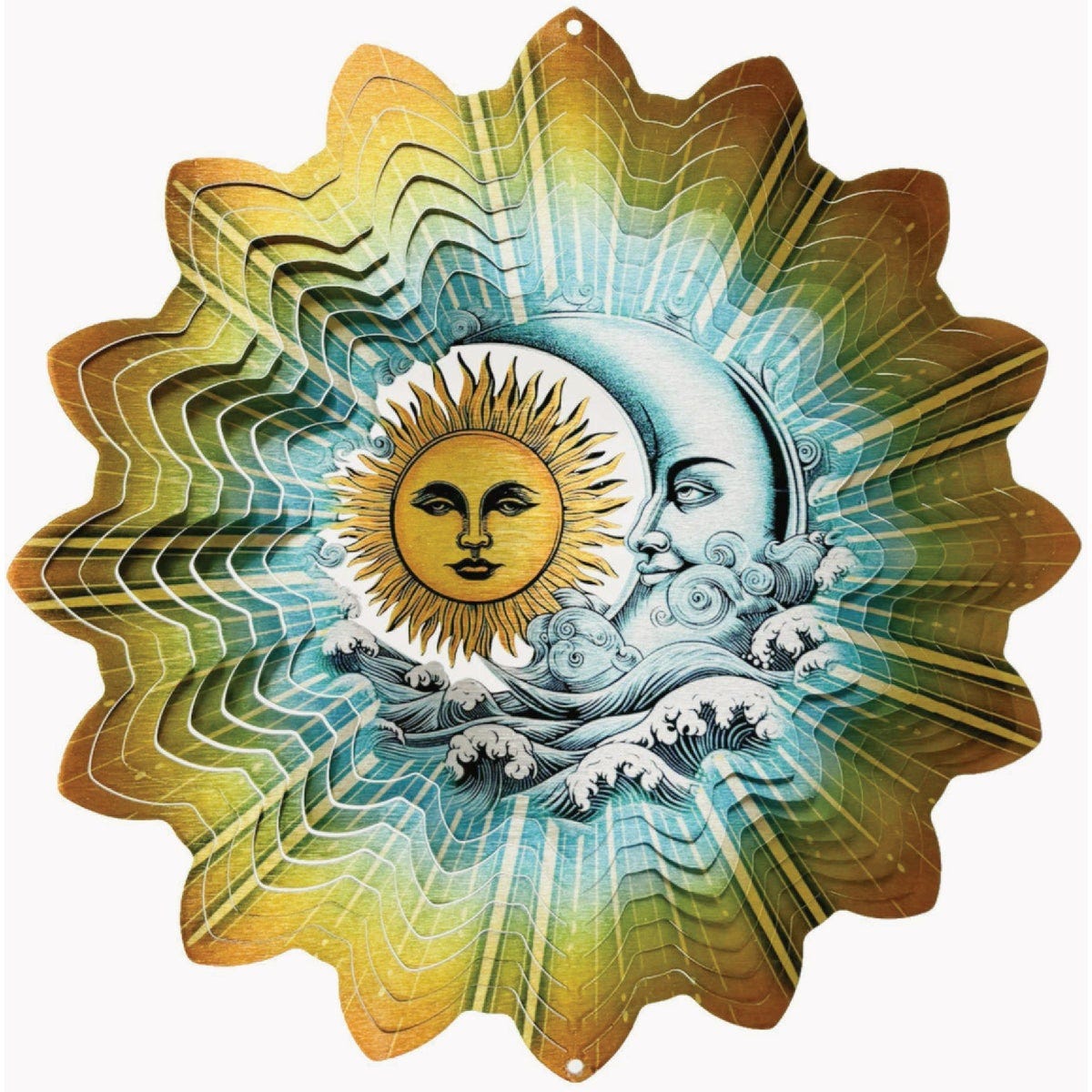Spinfinity Designs Sun and Moon Wind Spinner | True Value Hardware