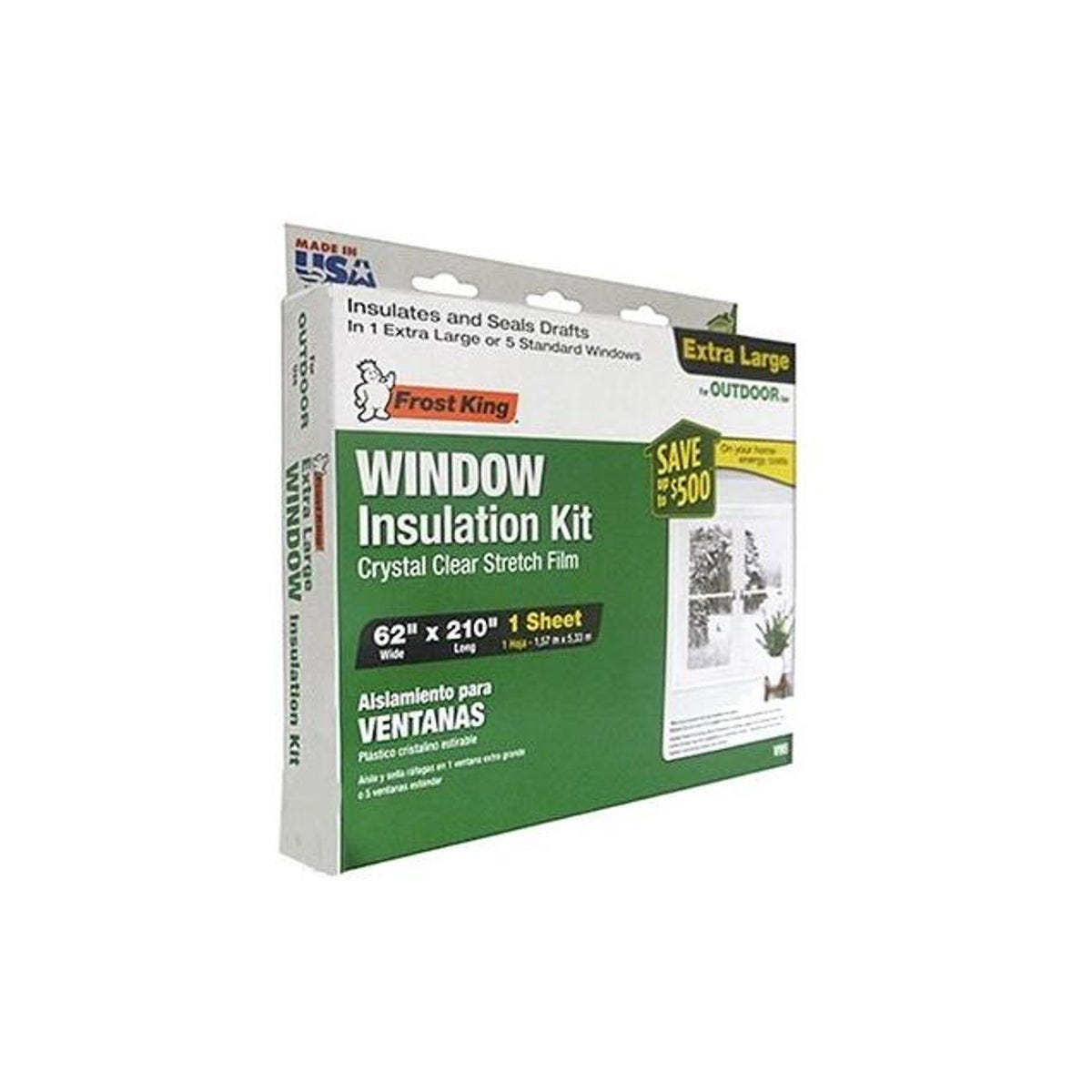 Frost King 62 x 210 In. Outdoor Window Film Insulation Kit | Do it Best