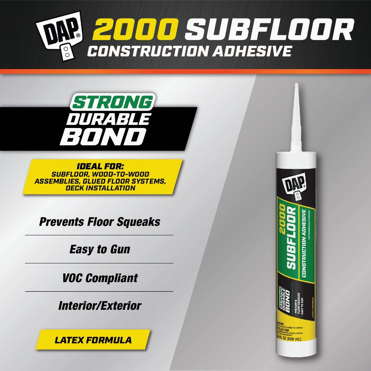 DAP 2000 28 Oz. Subfloor Construction Adhesive | Do it Best