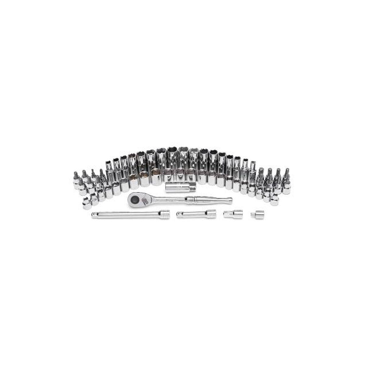 Master Mechanic 3/8 In. Drive Mechanic & Automotive SAE Socket Tool Set ...