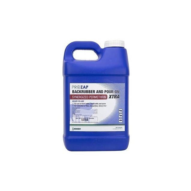 Neogen 2.5 Gal. Ready-to-Use Prozap Backrubber & Pour-On Extra ...