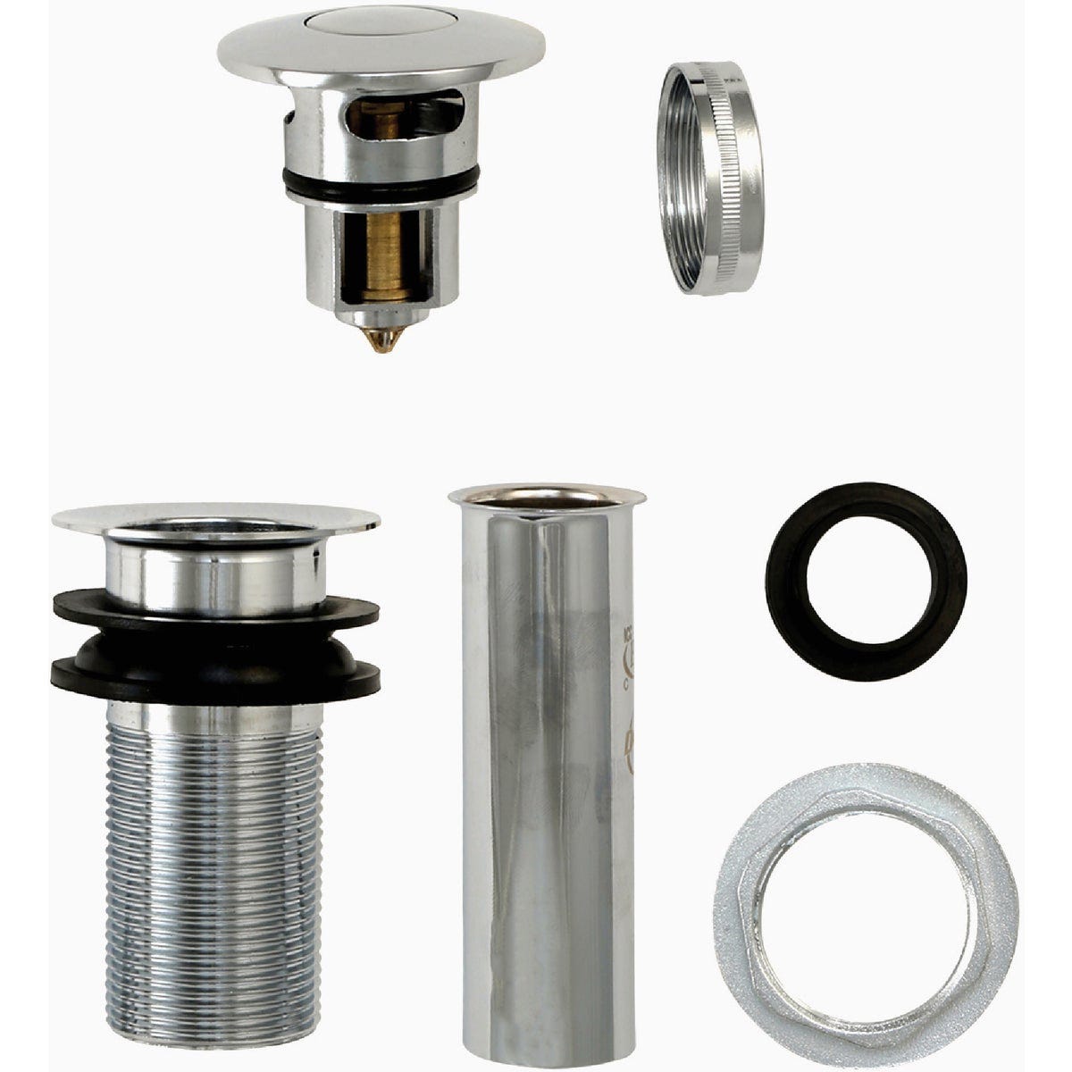 Danco Chrome Decorative Push-Button Sink Drain | True Value Hardware