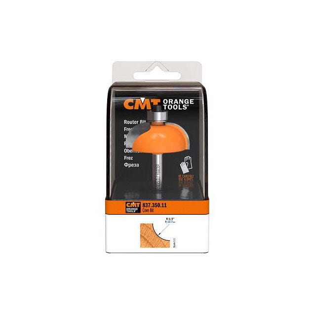 CMT Orange Tools 1/2 In. Radius Cove Router Bit | True Value Hardware