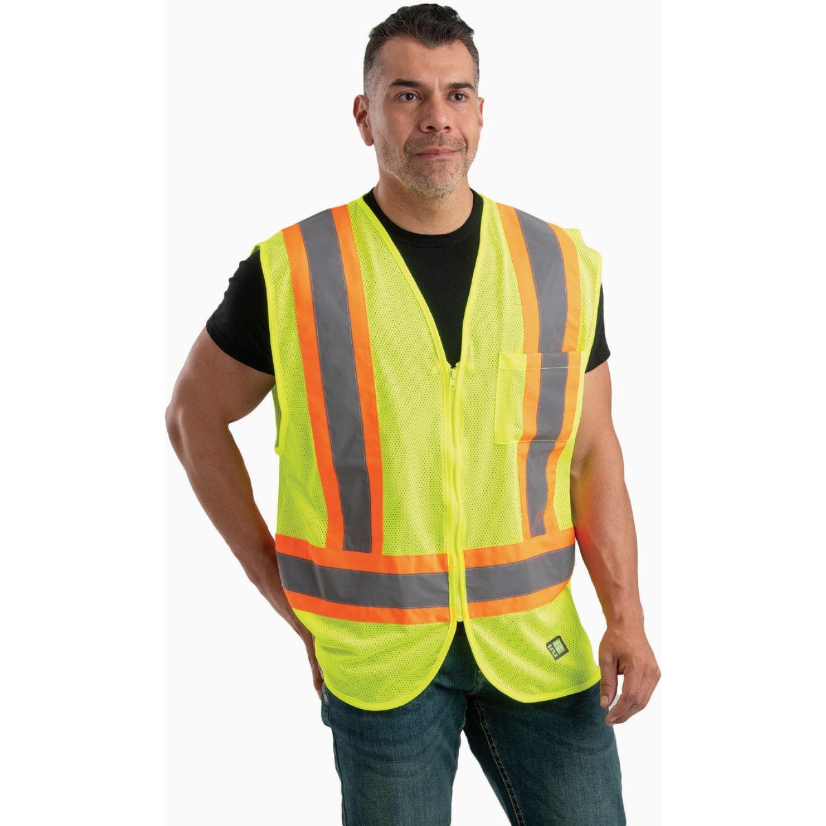 Berne 2XL Hi Vis Class 2 Multi-Color Mesh Safety Vest- | True Value ...
