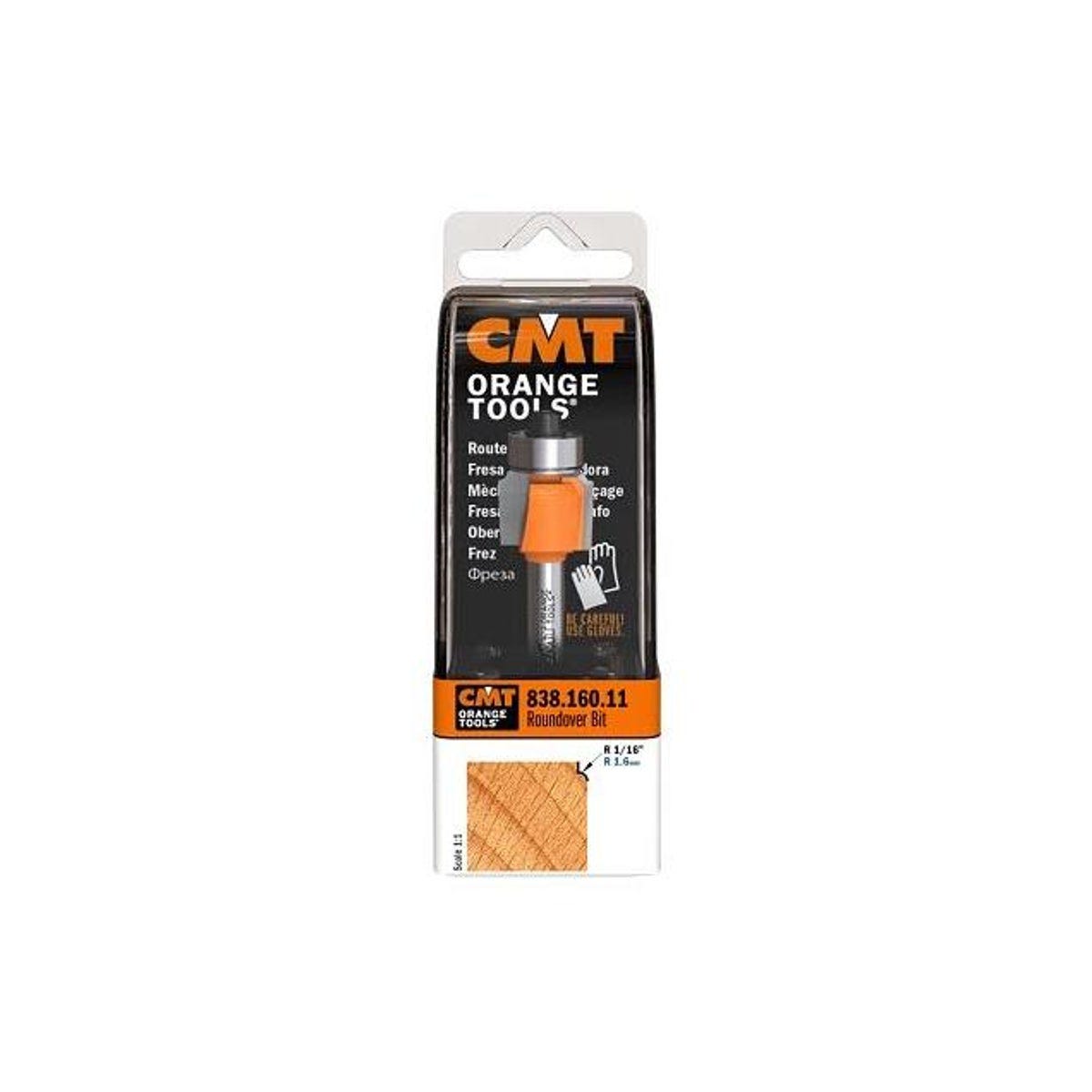 CMT Orange Tools 1/16 In. 1/4 In. Shank Roundover Router Bit | Do it Best