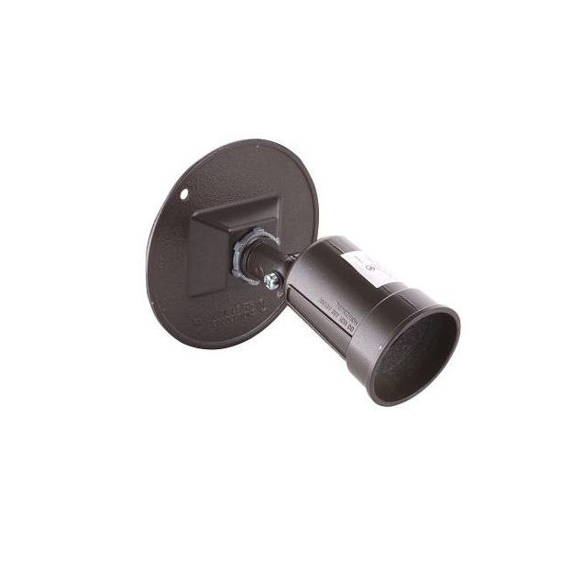 Bell Outdoor 4 In. Round PAR38 Bronze Weatherproof Outdoor Lampholder ...