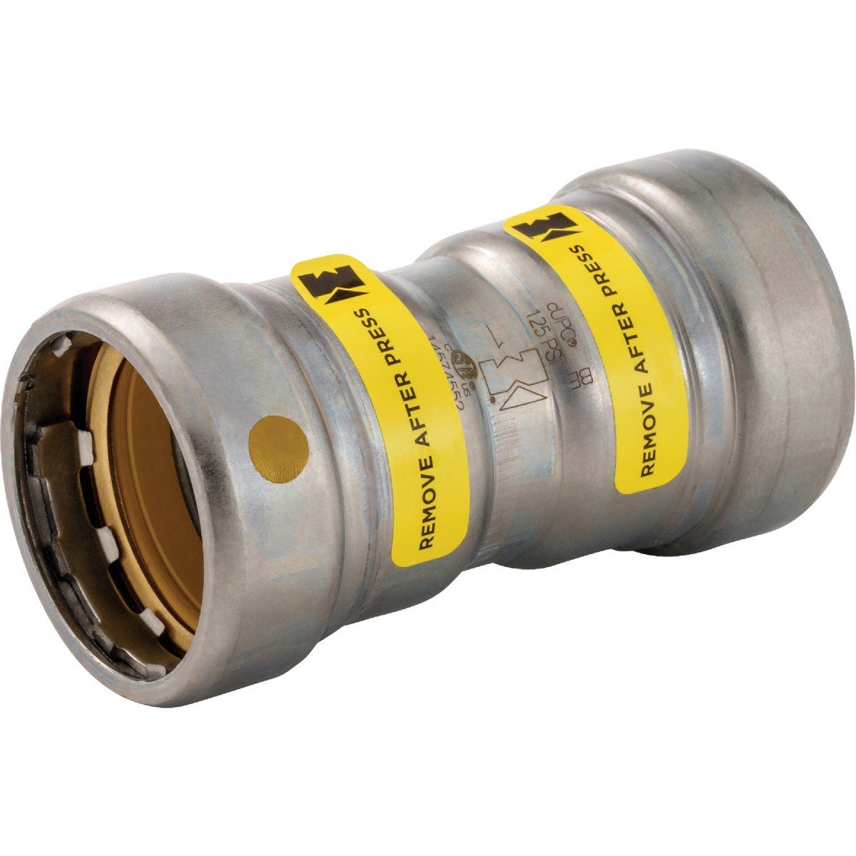 Streamline 1 In. P x P Carbon Steel Press Couping with Stop | True ...