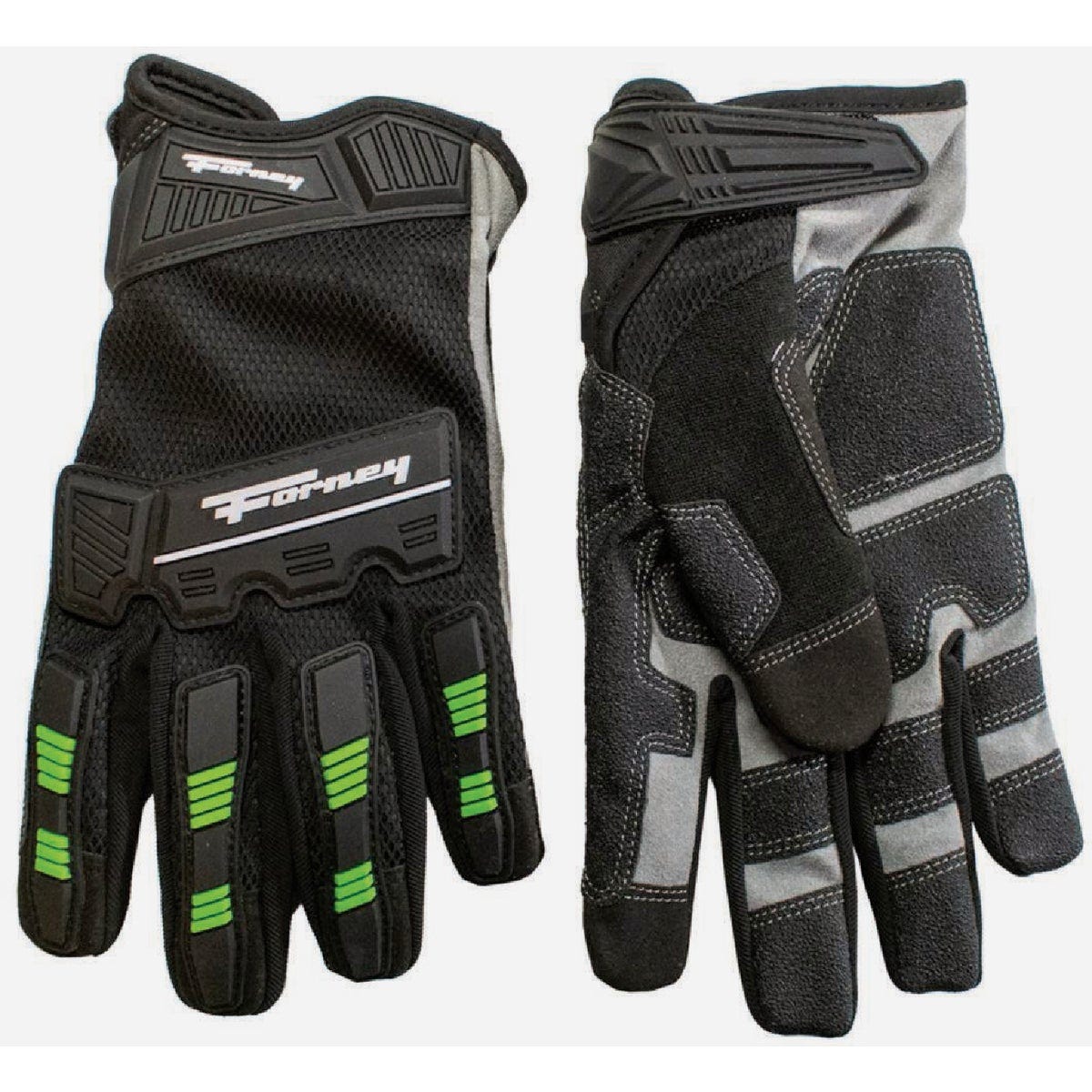 Forney Men's Large U-Wrist Impact Resistant Utility Work Gloves | True ...